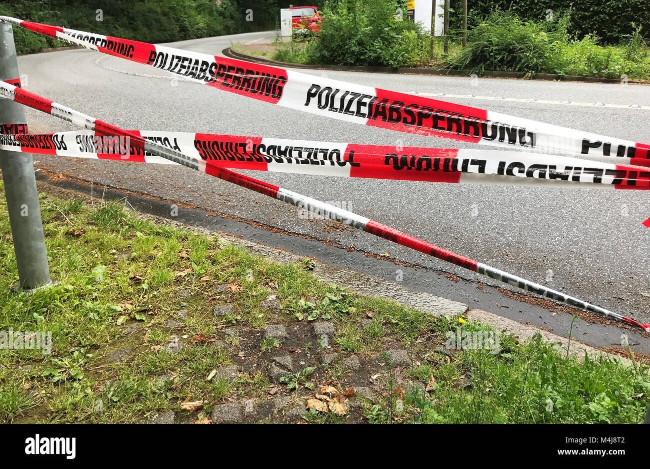 Emergency barricade hi-res stock photography and images - Alamy