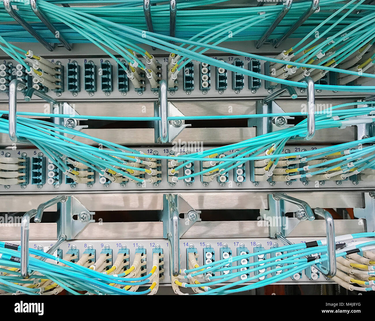Fiber optic light waveguide on a switch Stock Photo - Alamy
