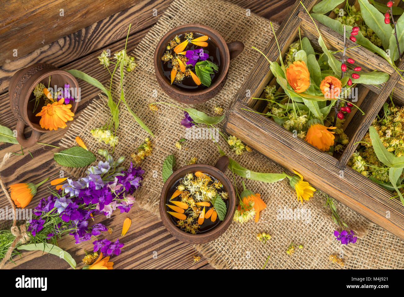 Herbal tea cups hi-res stock photography and images - Alamy