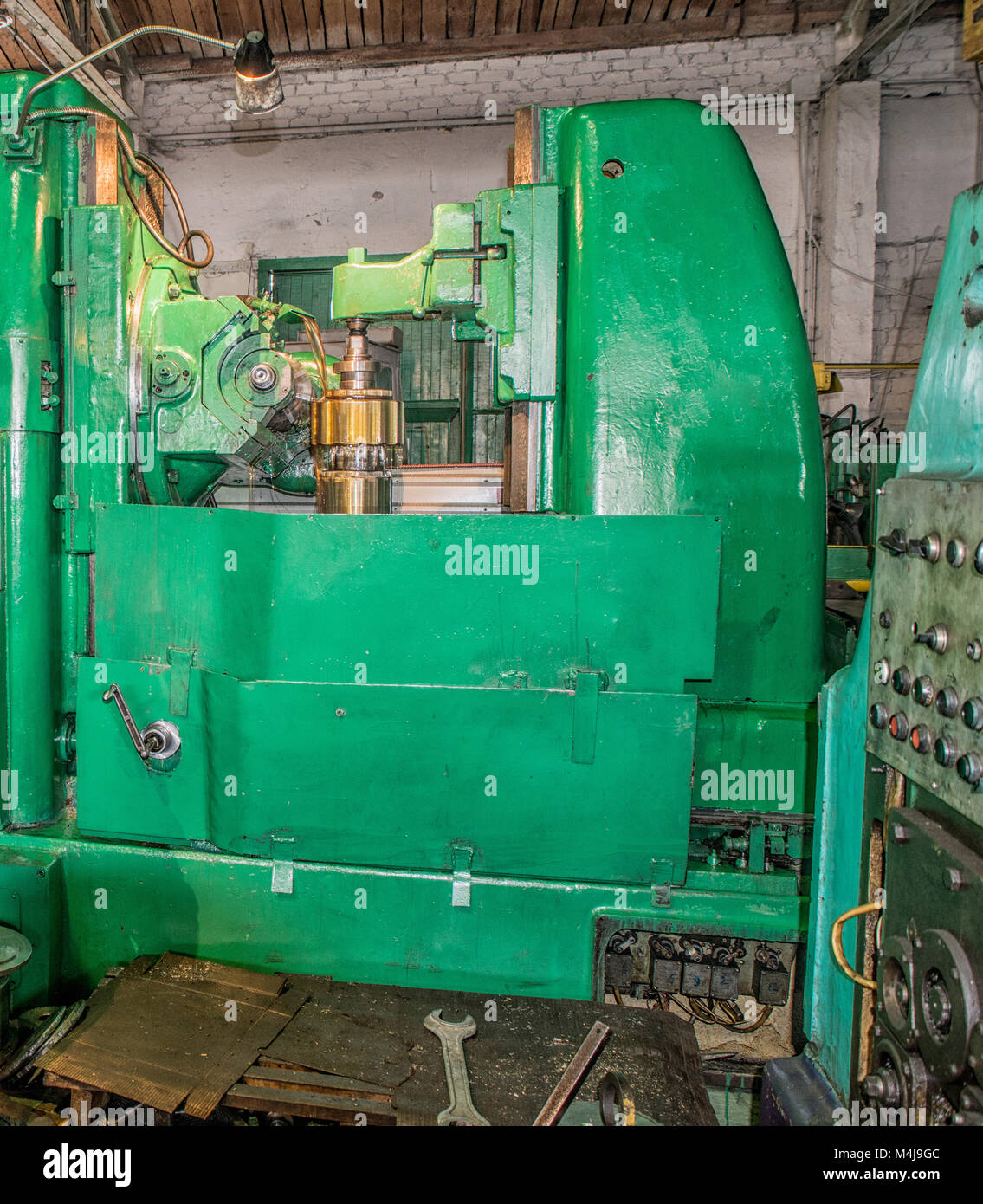 Industrial lathe works metal precision hi-res stock photography and ...