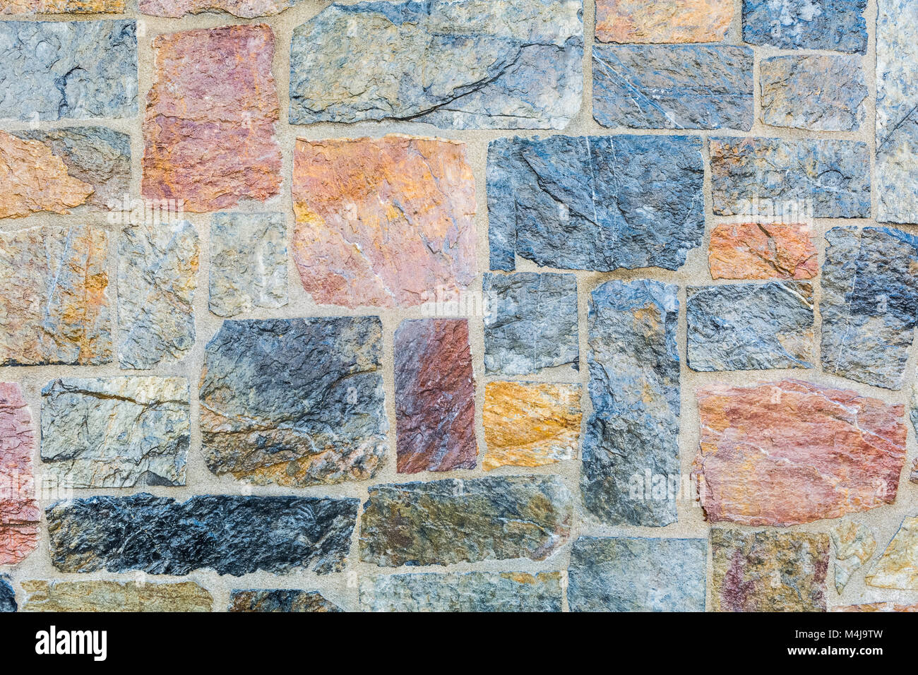 colorful stone wall Stock Photo - Alamy