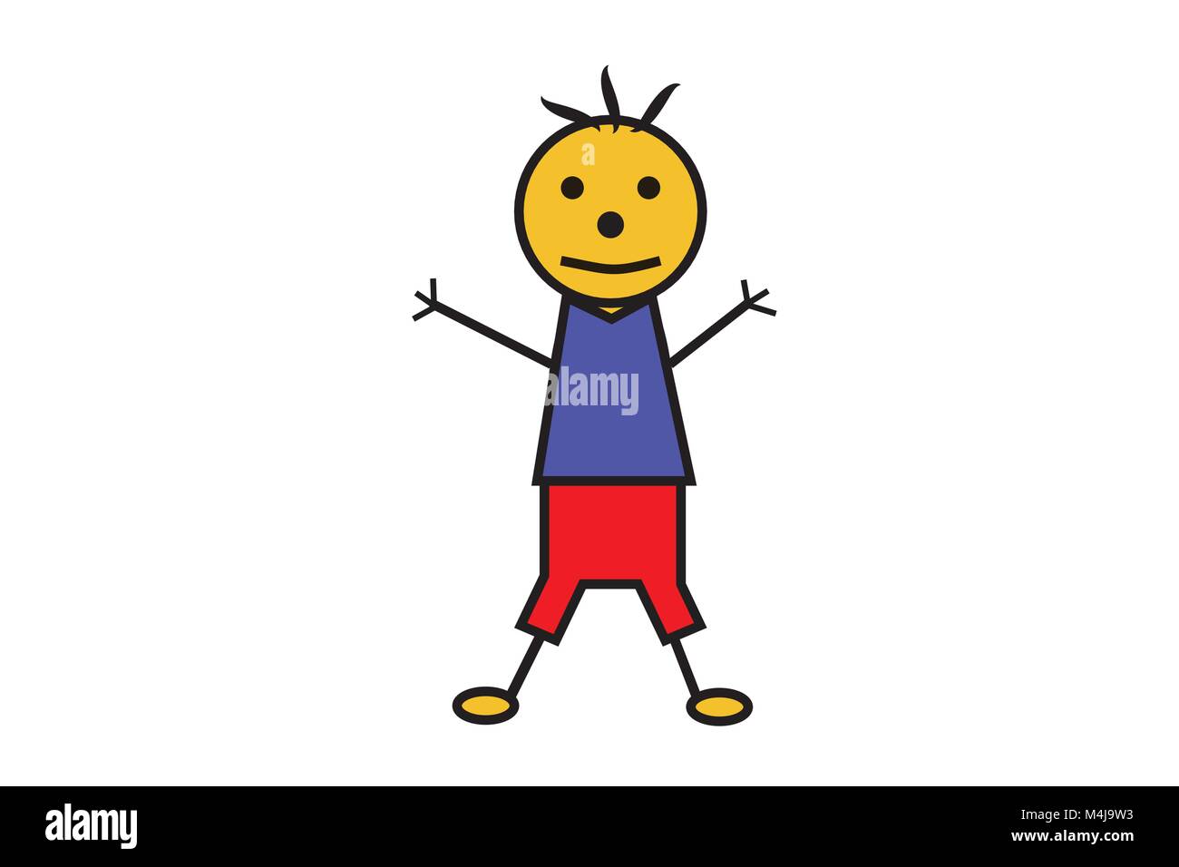 Stick figure stickman young hi-res stock photography and images - Alamy