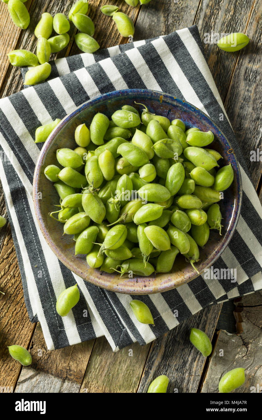 Raw green organic garbanzo hi-res stock photography and images - Alamy