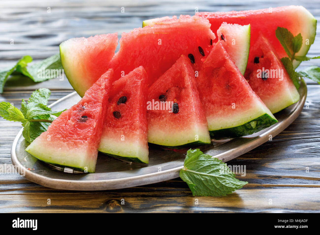 Watermelon slices hi-res stock photography and images - Alamy