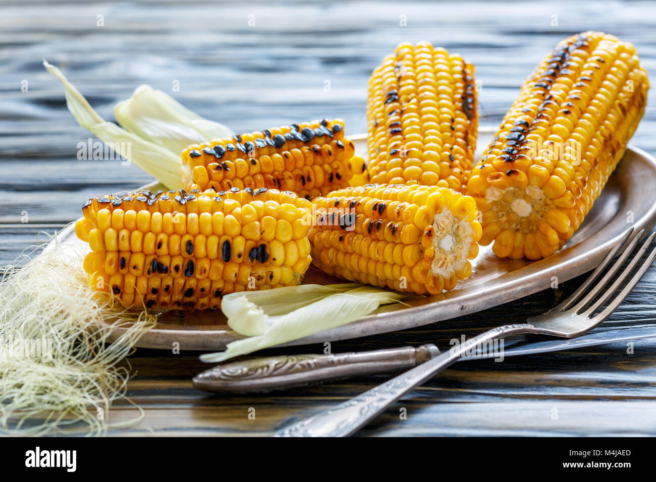 Roasted sweet corn hi-res stock photography and images - Alamy