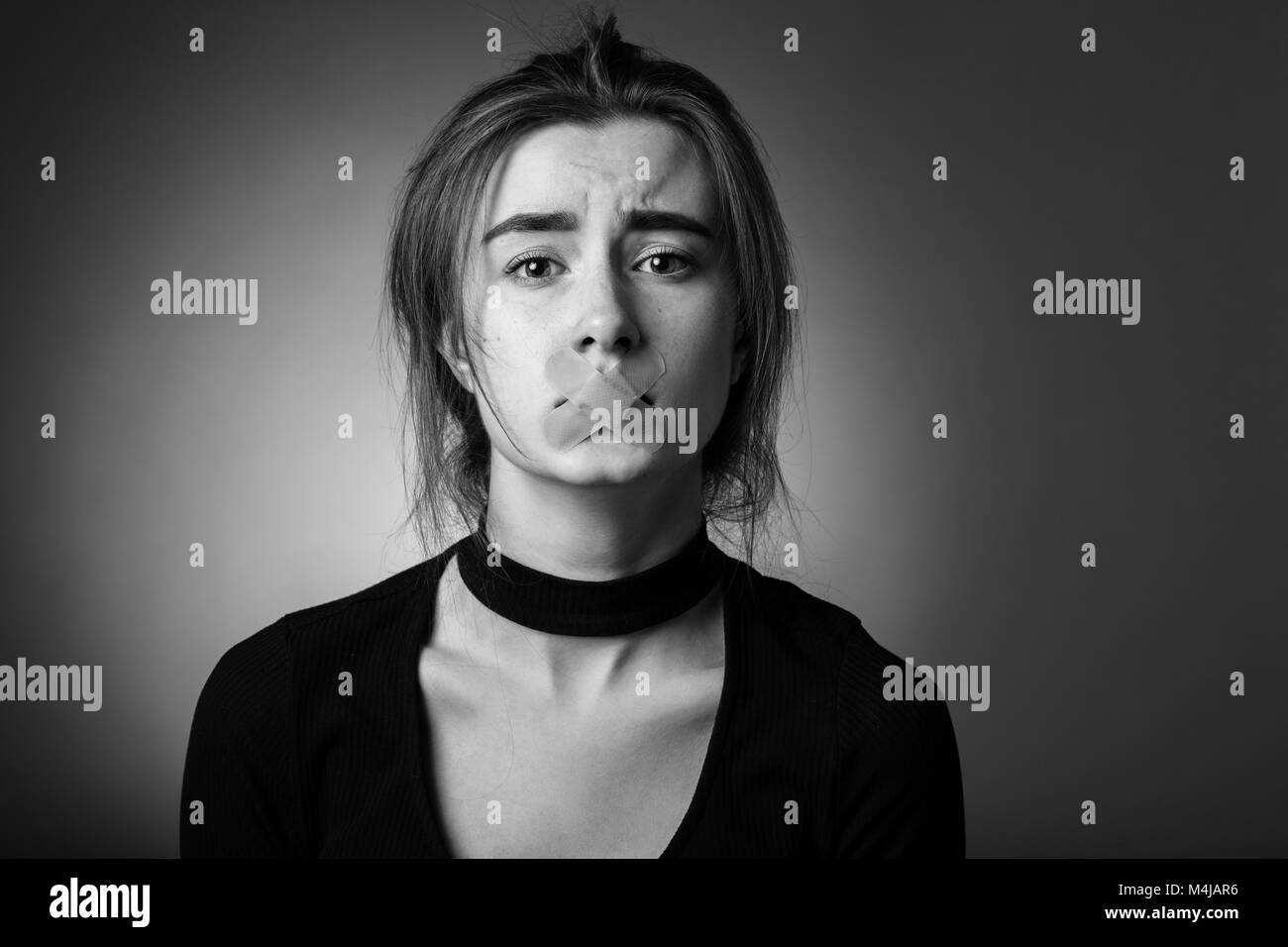 Plaster mouth Black and White Stock Photos & Images - Alamy Plaster mouth Black and White Stock Photos & Images - Alamy