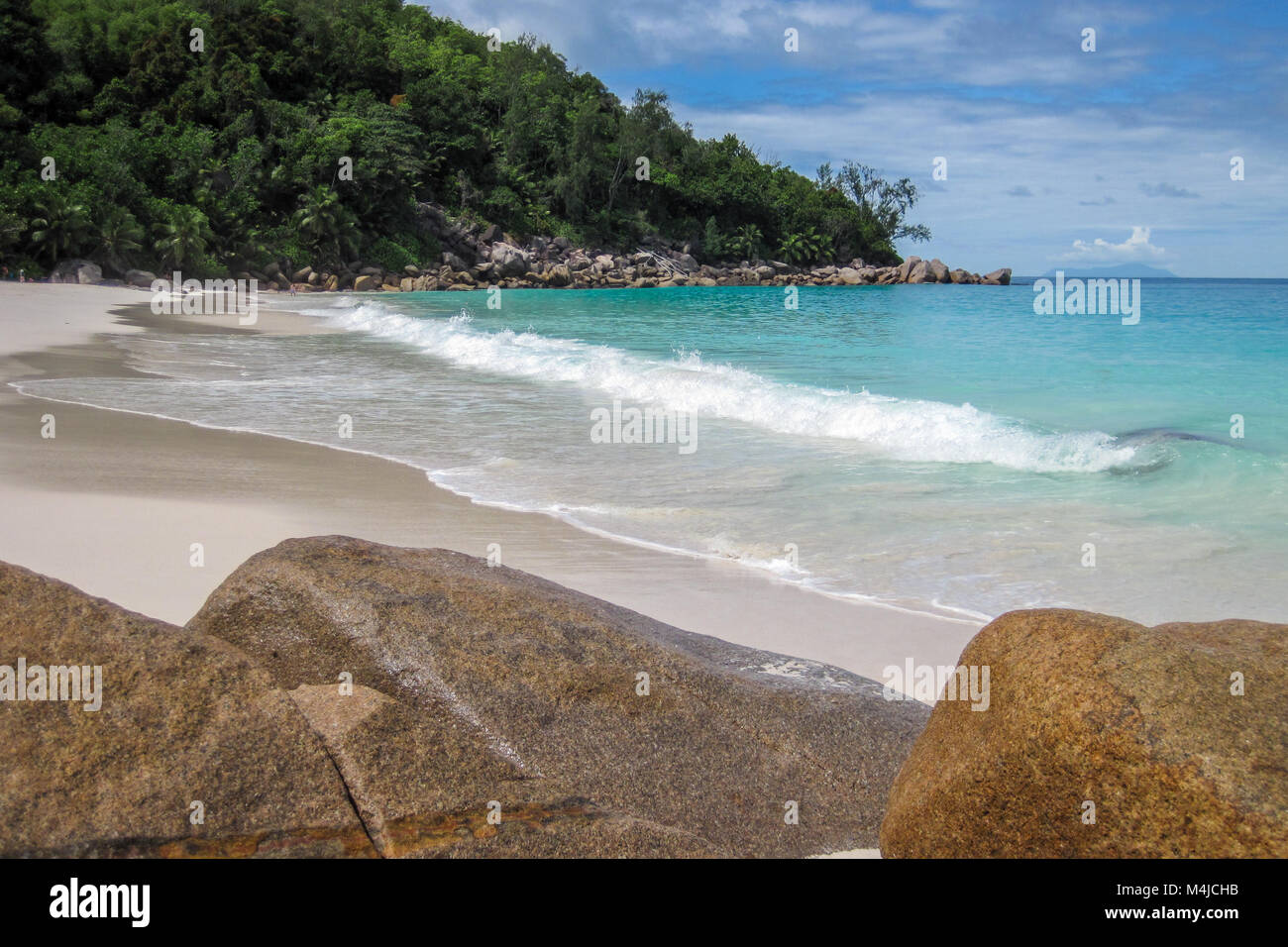 Anse Georgette, Praslin, Seychelles Stock Photo - Alamy
