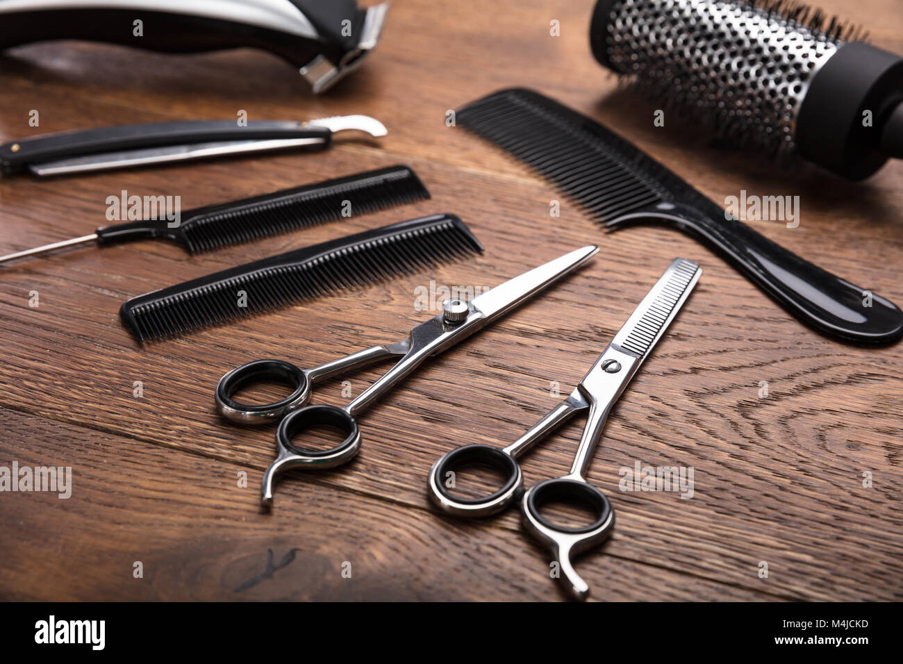 Professional hairdresser set on hi-res stock photography and images - Alamy