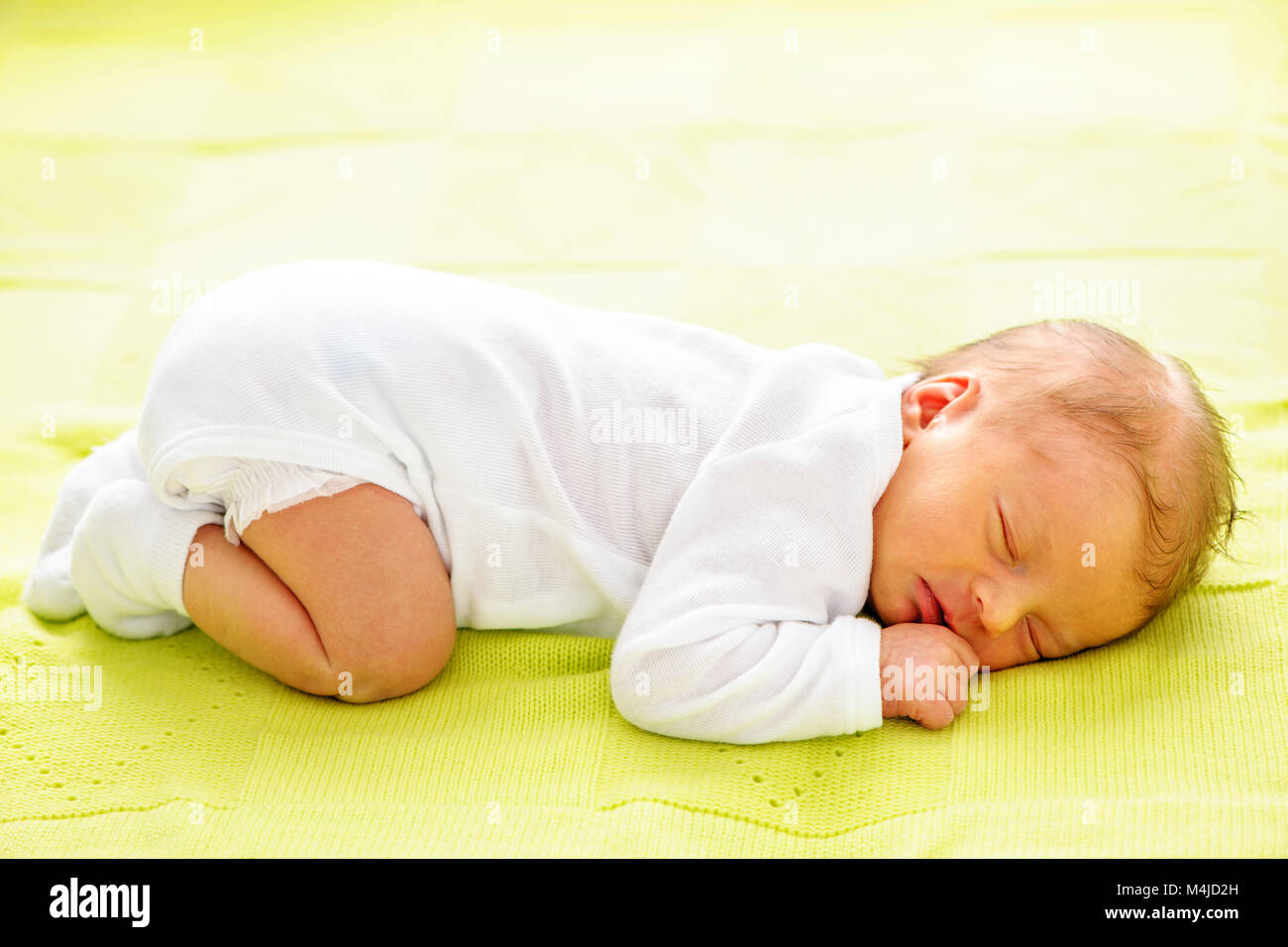 One week old newborn baby Stock Photo - Alamy