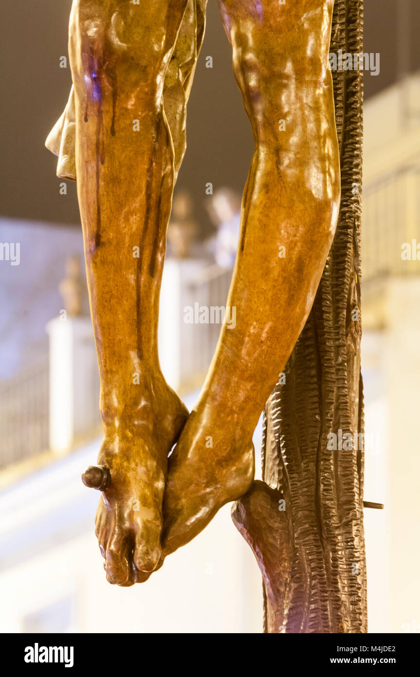 Feet jesus christ nailed cross hi-res stock photography and images - Alamy