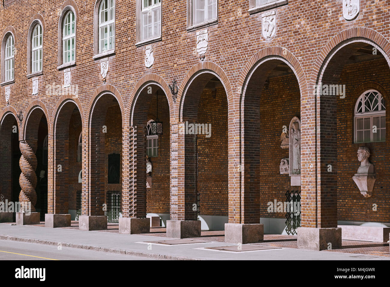 Archway of Brick Building Stock Photo - Alamy