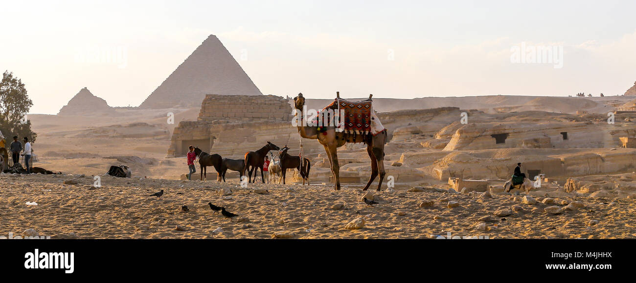 Giza Pyramids Site High Resolution Stock Photography and Images - Alamy