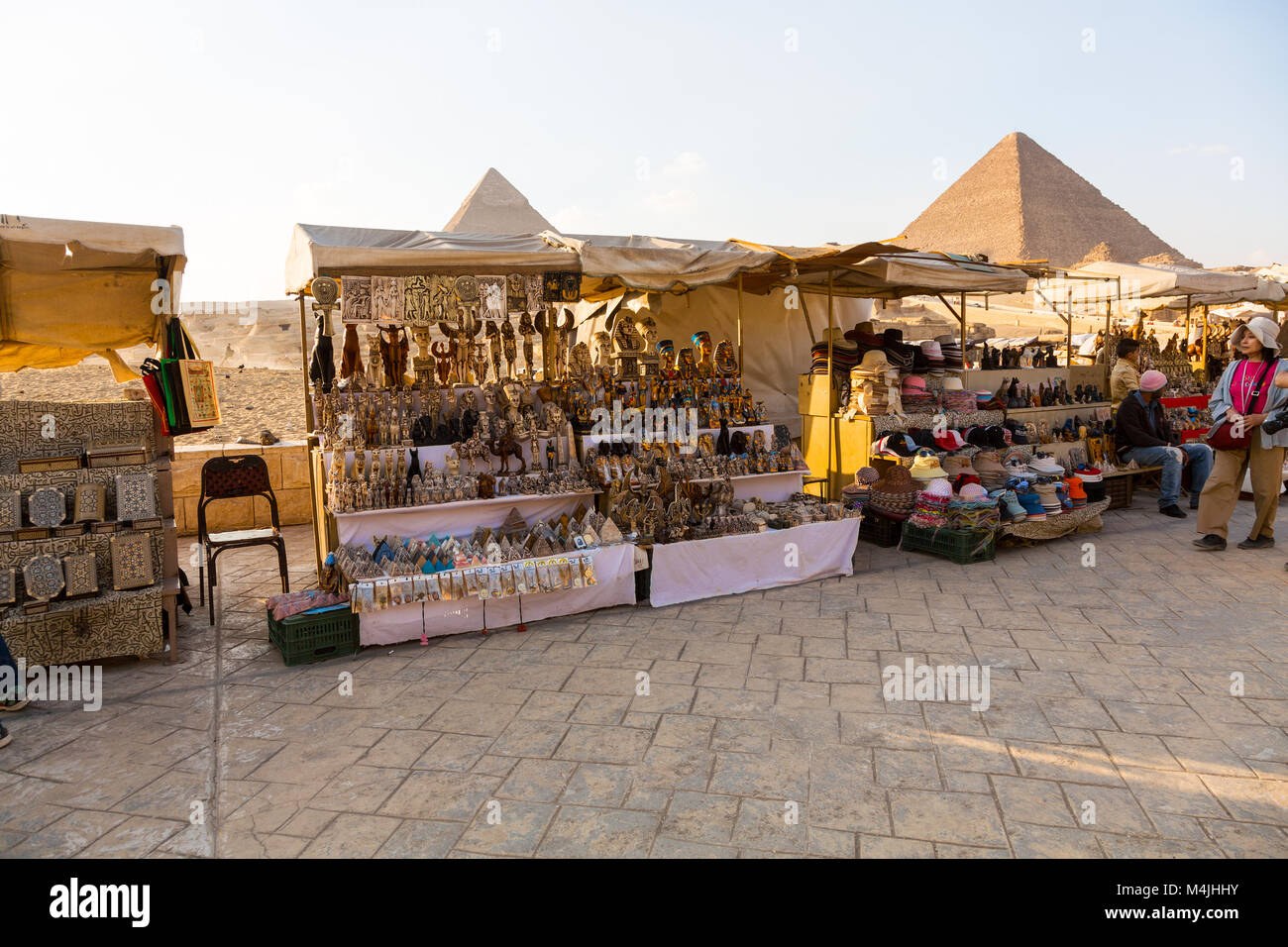 Pyramids, Giza, Egypt, North Africa Stock Photo - Alamy