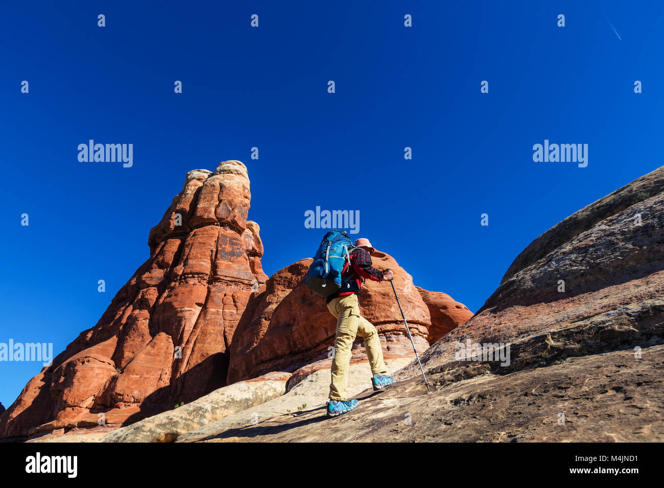 Hike in Utah Stock Photo - Alamy