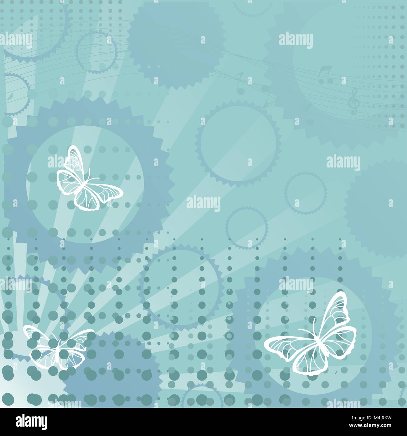 Green texture with butterflies Stock Vector Image & Art - Alamy