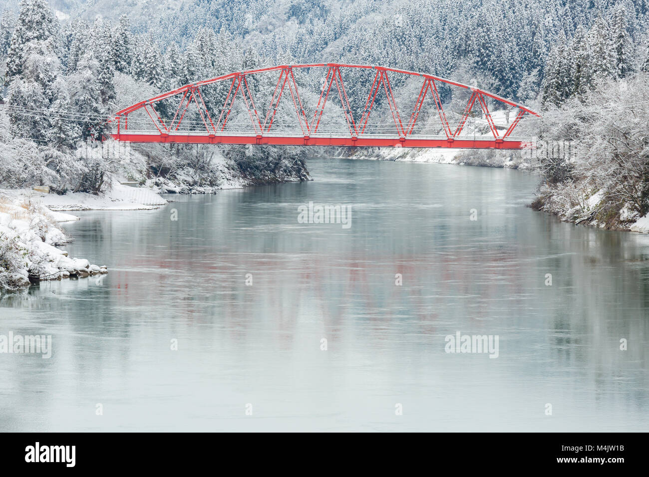 winter landscape Japan Stock Photo - Alamy