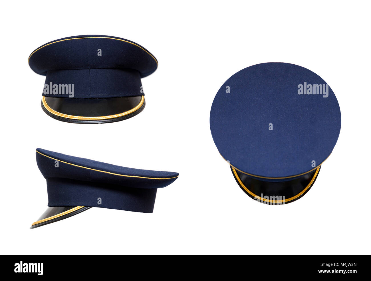 Police hat isolated on the white background Stock Photo - Alamy