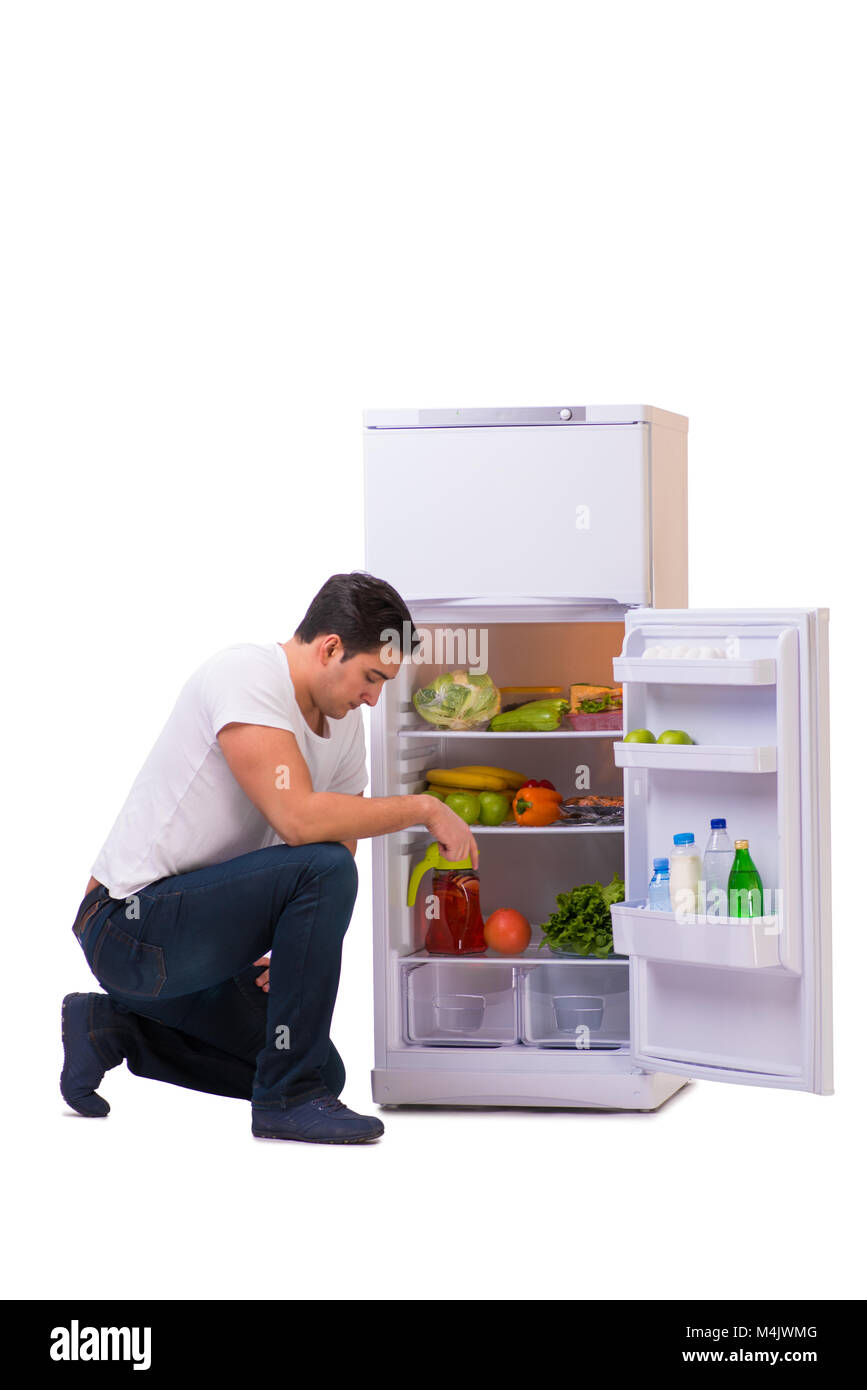 Open fridge full fresh Cut Out Stock Images & Pictures - Alamy