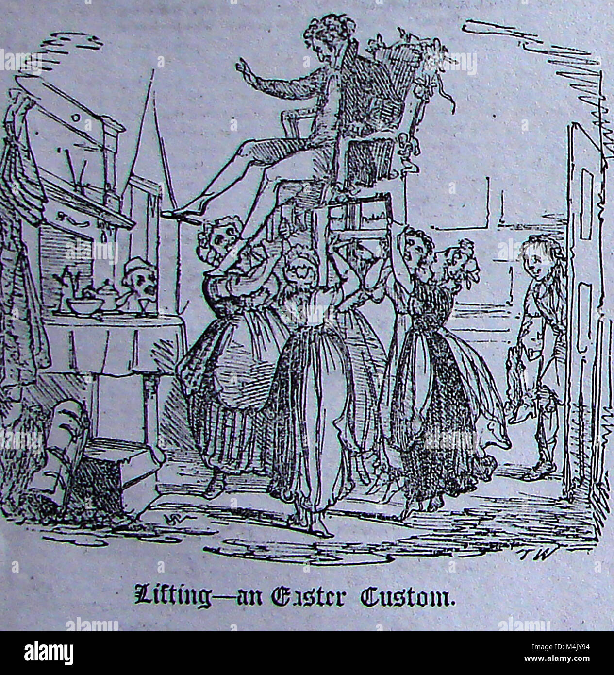 Ancient British Easter Custom of Heaving or Lifting,(Heaving Day ...