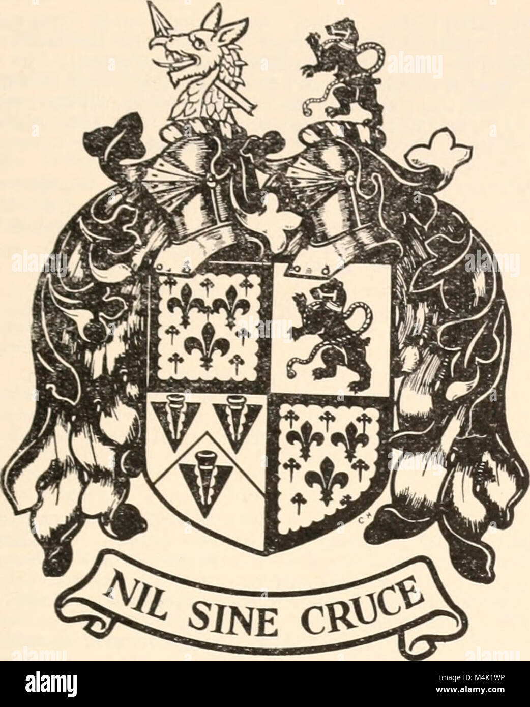 Armorial families directory gentlemen coat armour hi-res stock ...