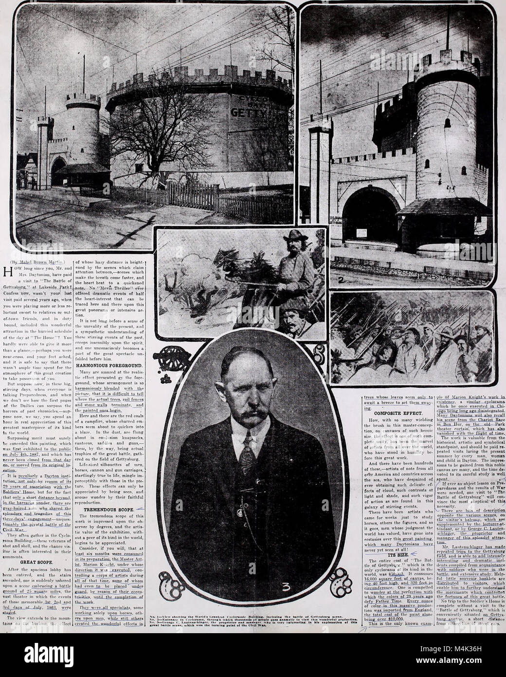 This work from 1916 highlights artists who created portraits of ...