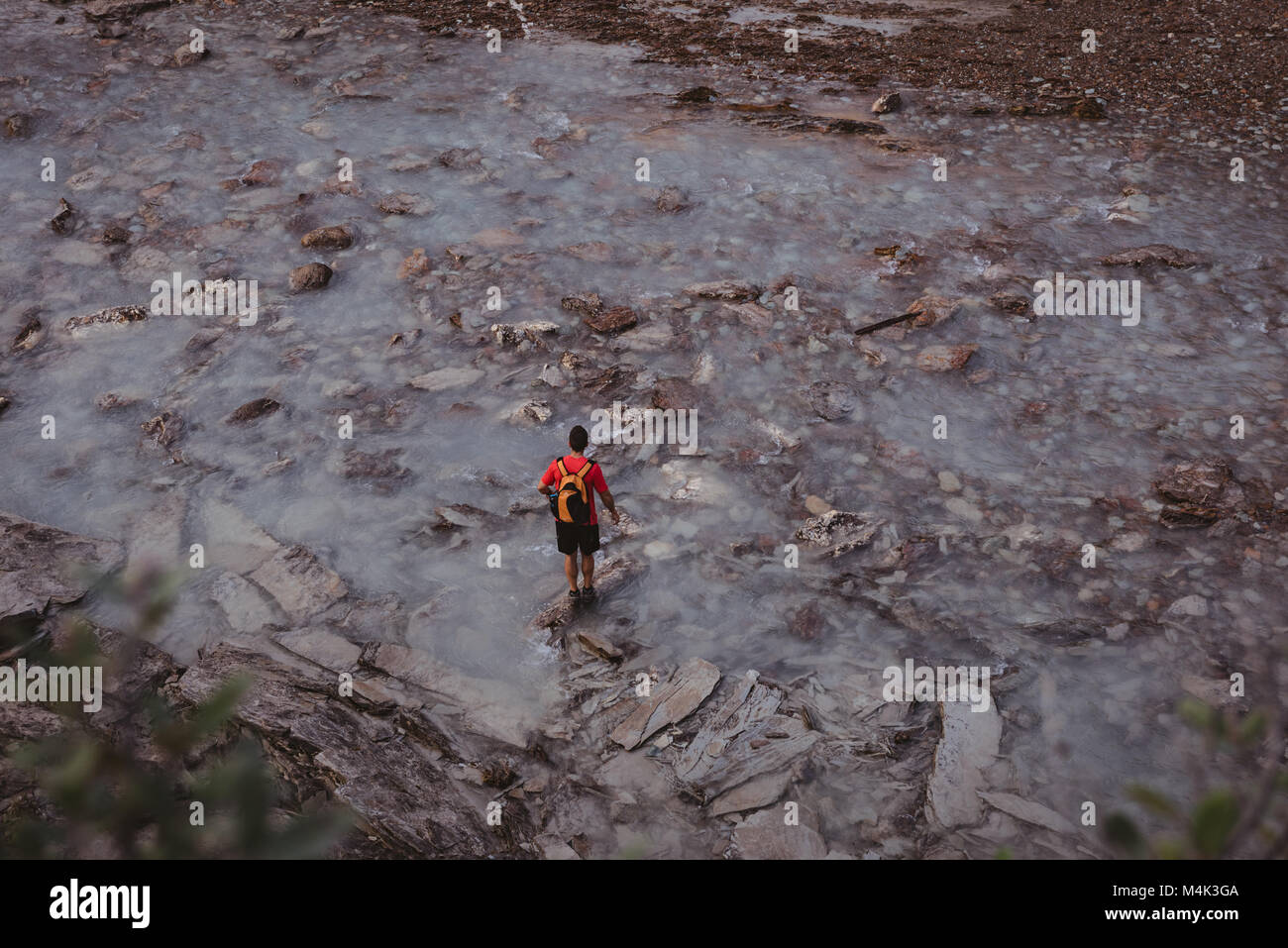 Man standing on beautiful rock hi-res stock photography and images - Alamy