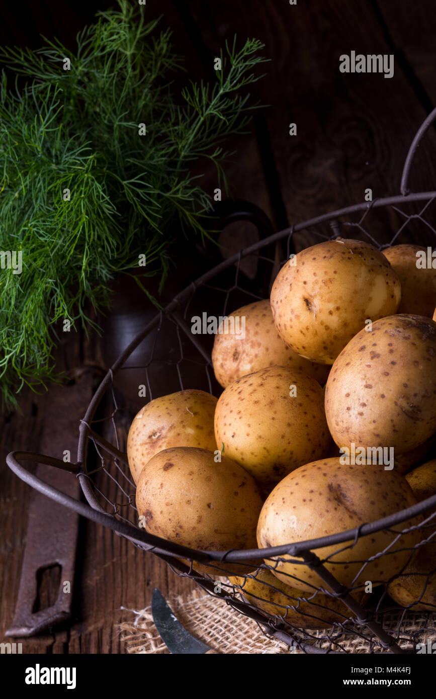 new small potatoes Stock Photo - Alamy