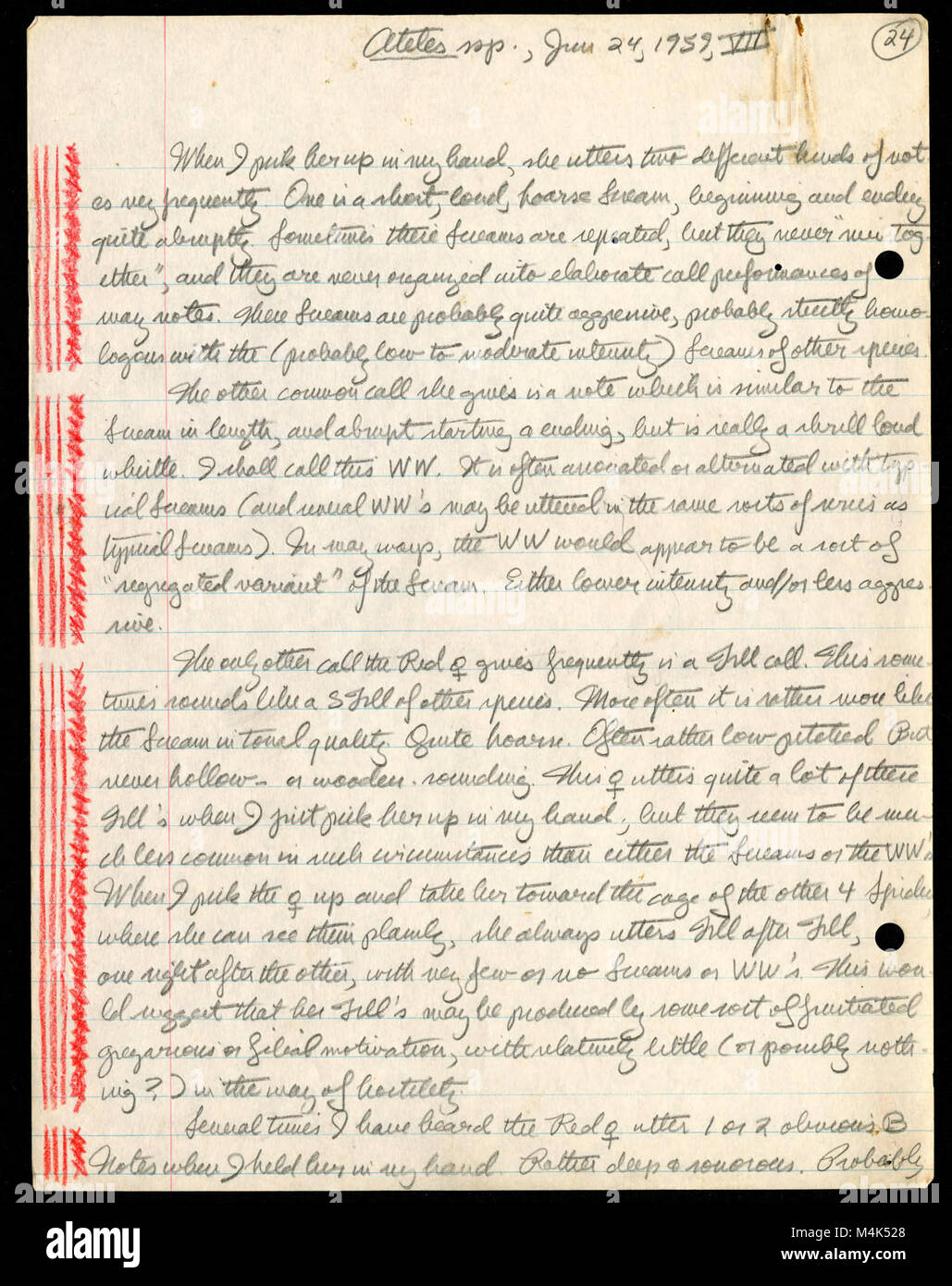 This study investigates the Ateles species (monkeys) on Barro Colorado ...