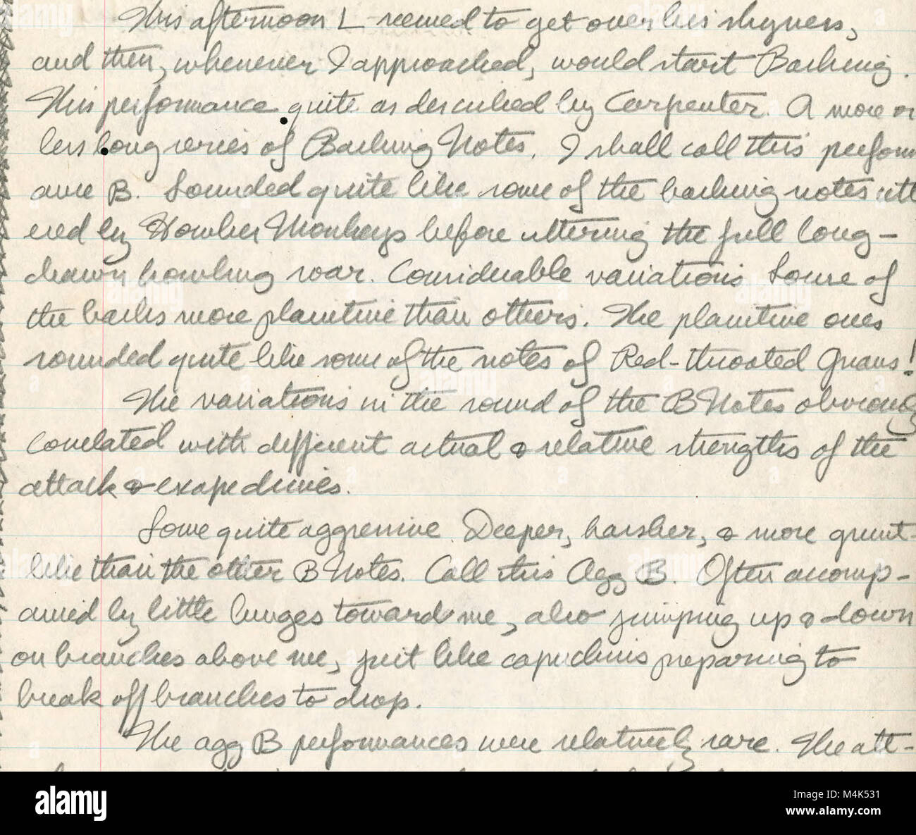 This study of Ateles species (monkeys) from 1958 to 1961 on Barro ...