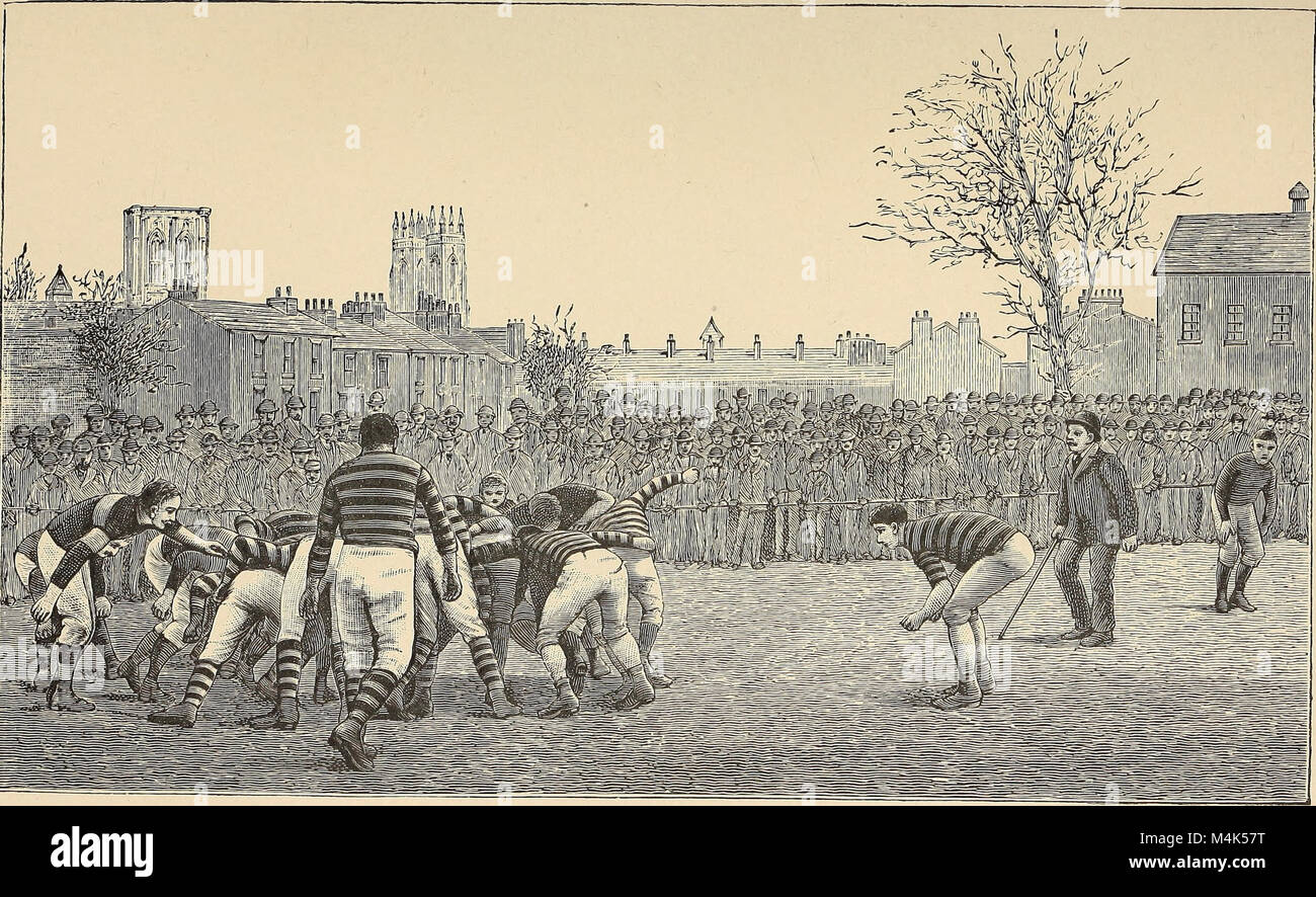 Athletics and football (1894) (14591256860 Stock Photo - Alamy