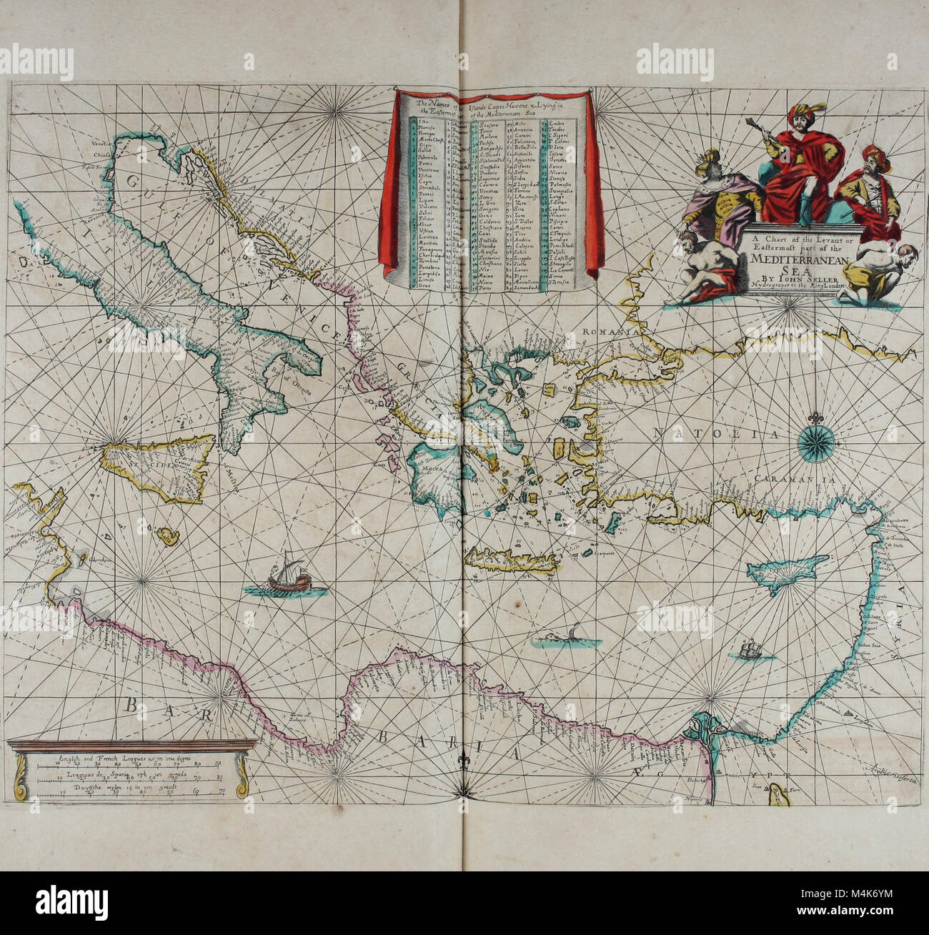 Atlas maritimus, or A book of charts - Describeing the sea coasts capes ...