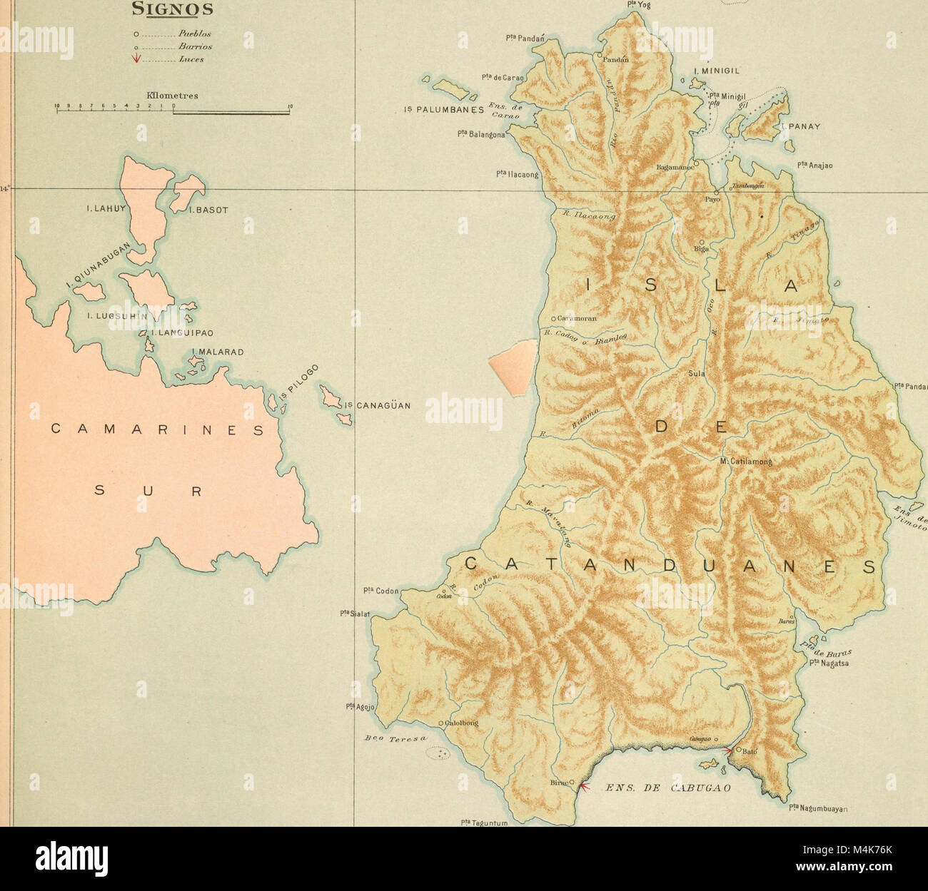 The 'Atlas of the Philippine Islands' (1900) maps the geographic ...