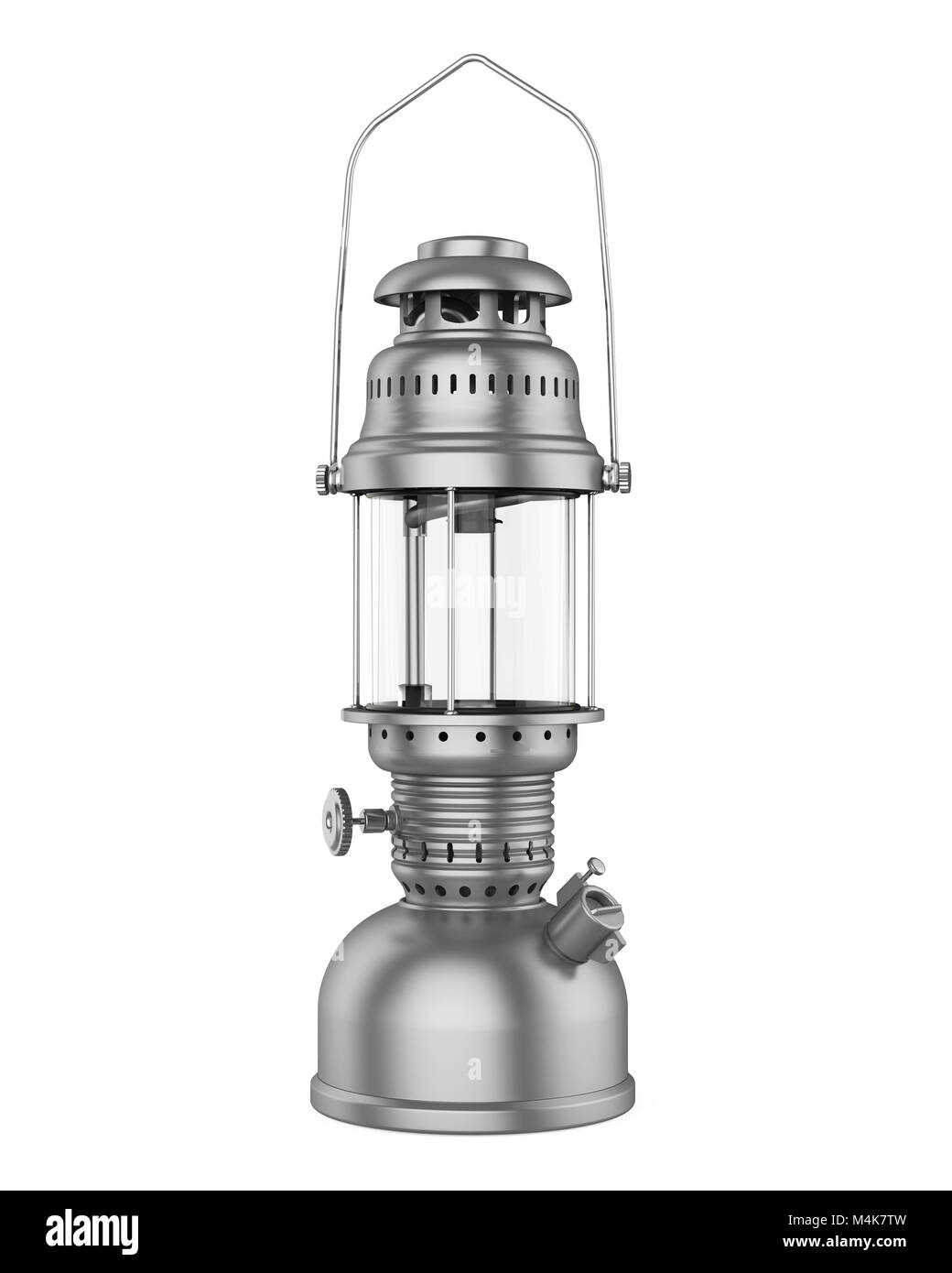 Oil Lamp Isolated Stock Photo - Alamy