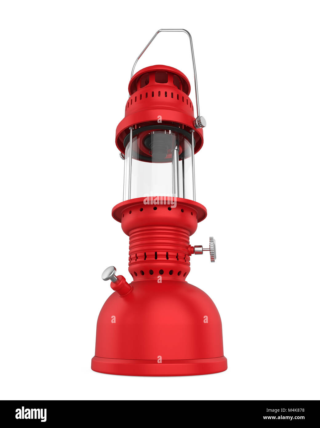 Oil Lamp Isolated Stock Photo - Alamy