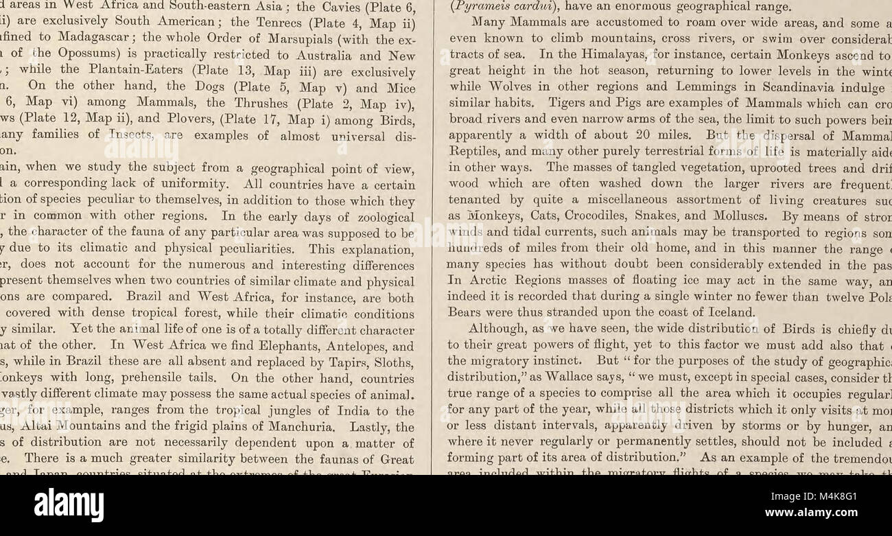 Atlas of zoogeography; a series of maps illustrating the distribution ...