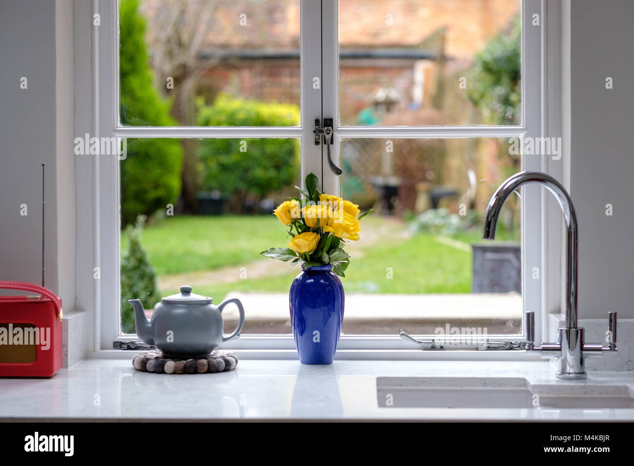 Interior of Monks Cottage, a medieval building built in the 1300s with ...