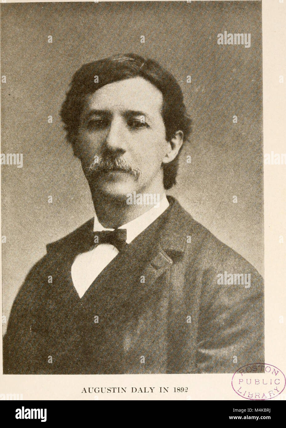 Augustin Daly in 1892 Stock Photo - Alamy
