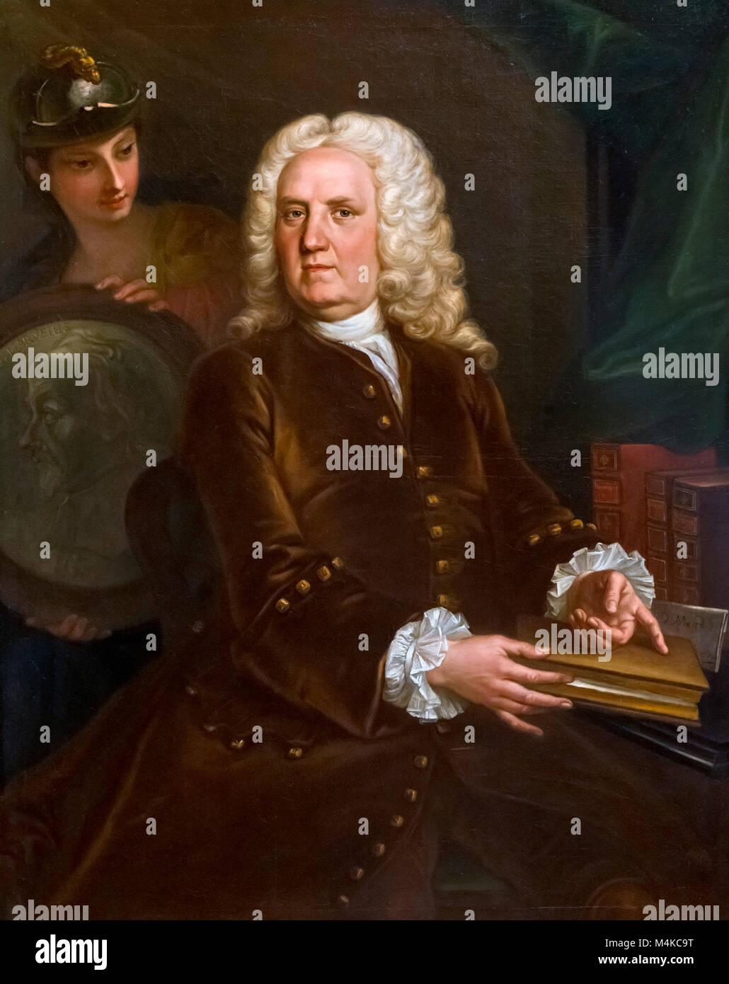 Richard Mead (1673-1754), portrait of the eminent 18th century ...
