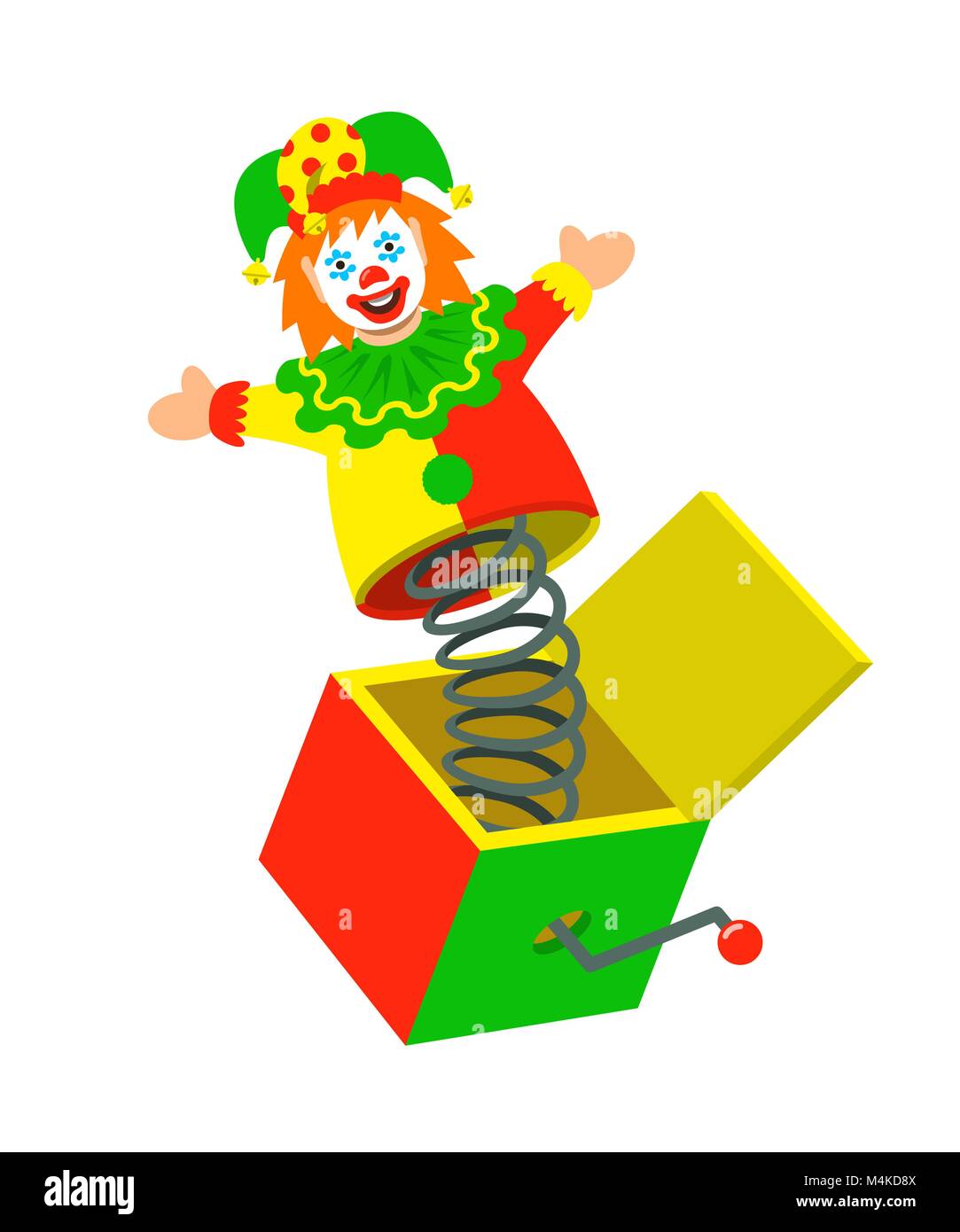 Jester box Stock Vector Images - Alamy