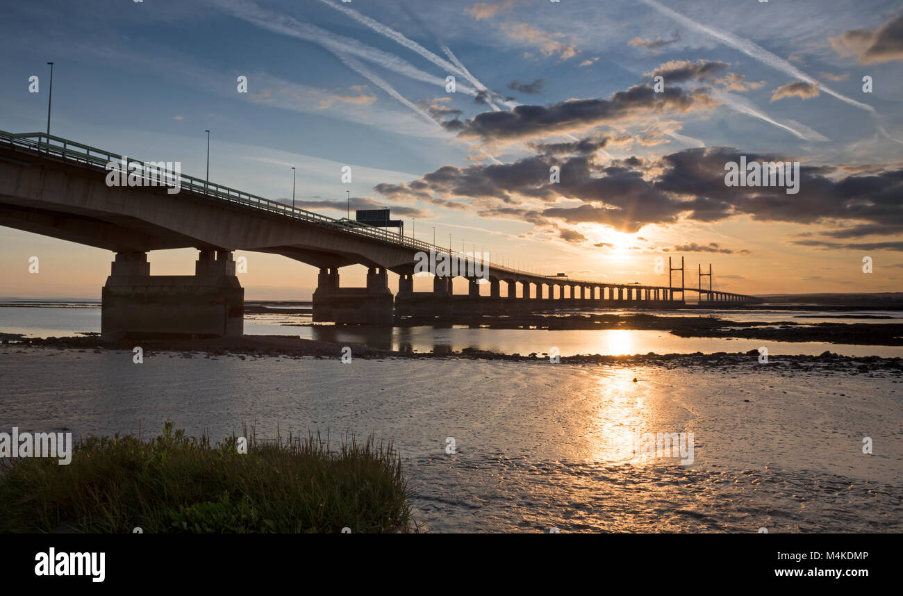 The Second Severn crossing, Bristol, UK Stock Photo - Alamy