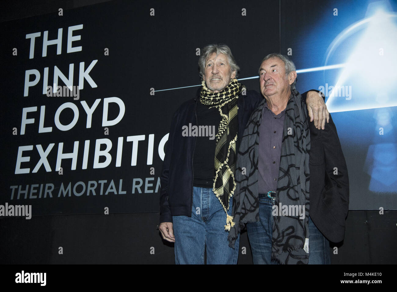 Pink Floyd pose for photographers before a press conference of the 'The ...