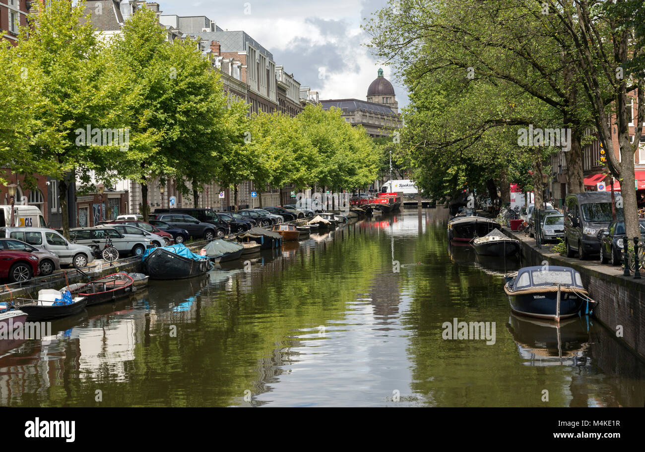 Typical dutch canal scene hi-res stock photography and images - Alamy