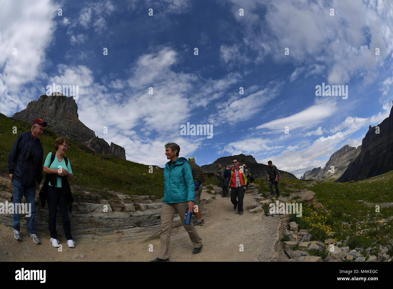 Secretary Jewell visits Glacier National Park. Meets Rangers and gets ...