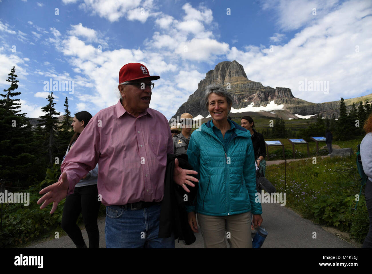 Secretary Jewell visits Glacier National Park. Meets Rangers and gets ...