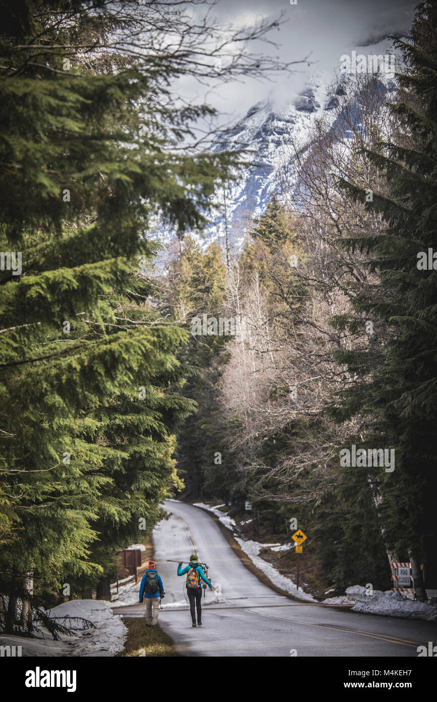 Wildlife and activities at Glacier National Park Stock Photo - Alamy