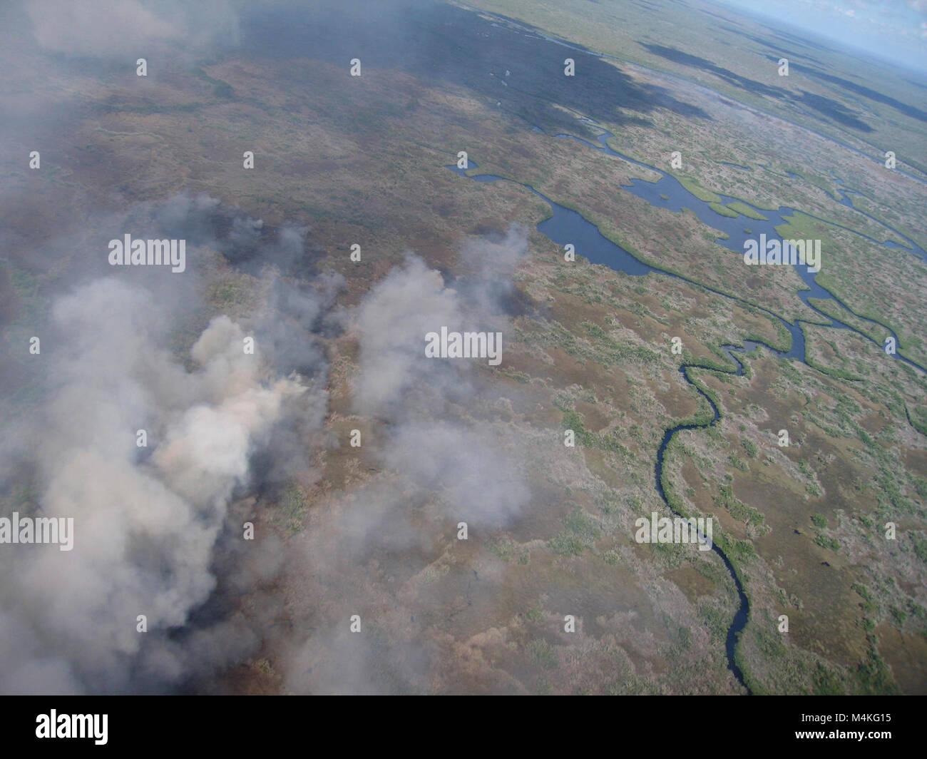 Prescribed coastal prairie burn coordinated by EVER Fire and Aviation ...
