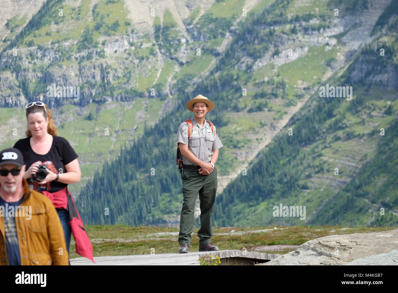 Secretary Jewell visits Glacier National Park. Meets Rangers and gets ...