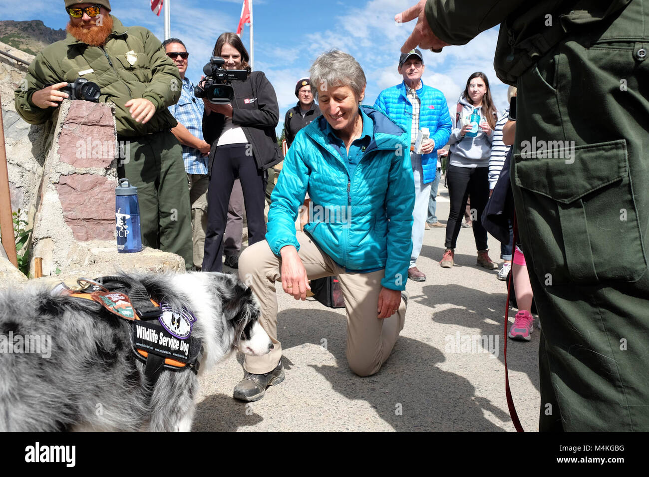 Secretary Jewell visits Glacier National Park. Meets Rangers and gets ...