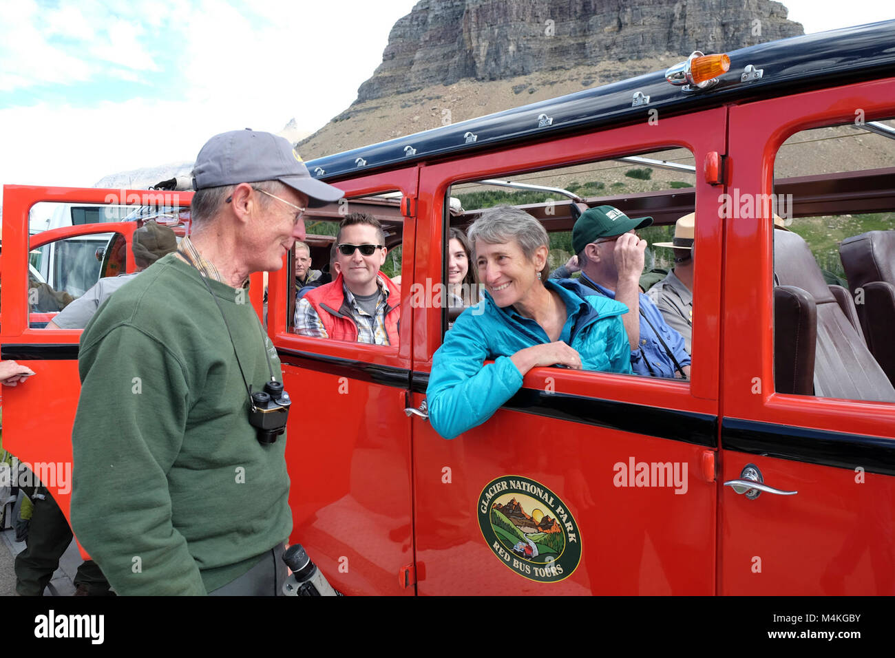 Secretary Jewell visits Glacier National Park. Meets Rangers and gets ...