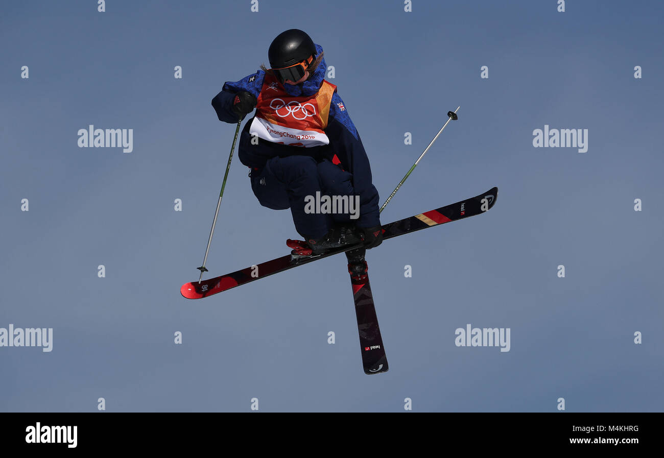 Great Britain's Isabel Atkin in action in the Ski Slopestyle at the ...